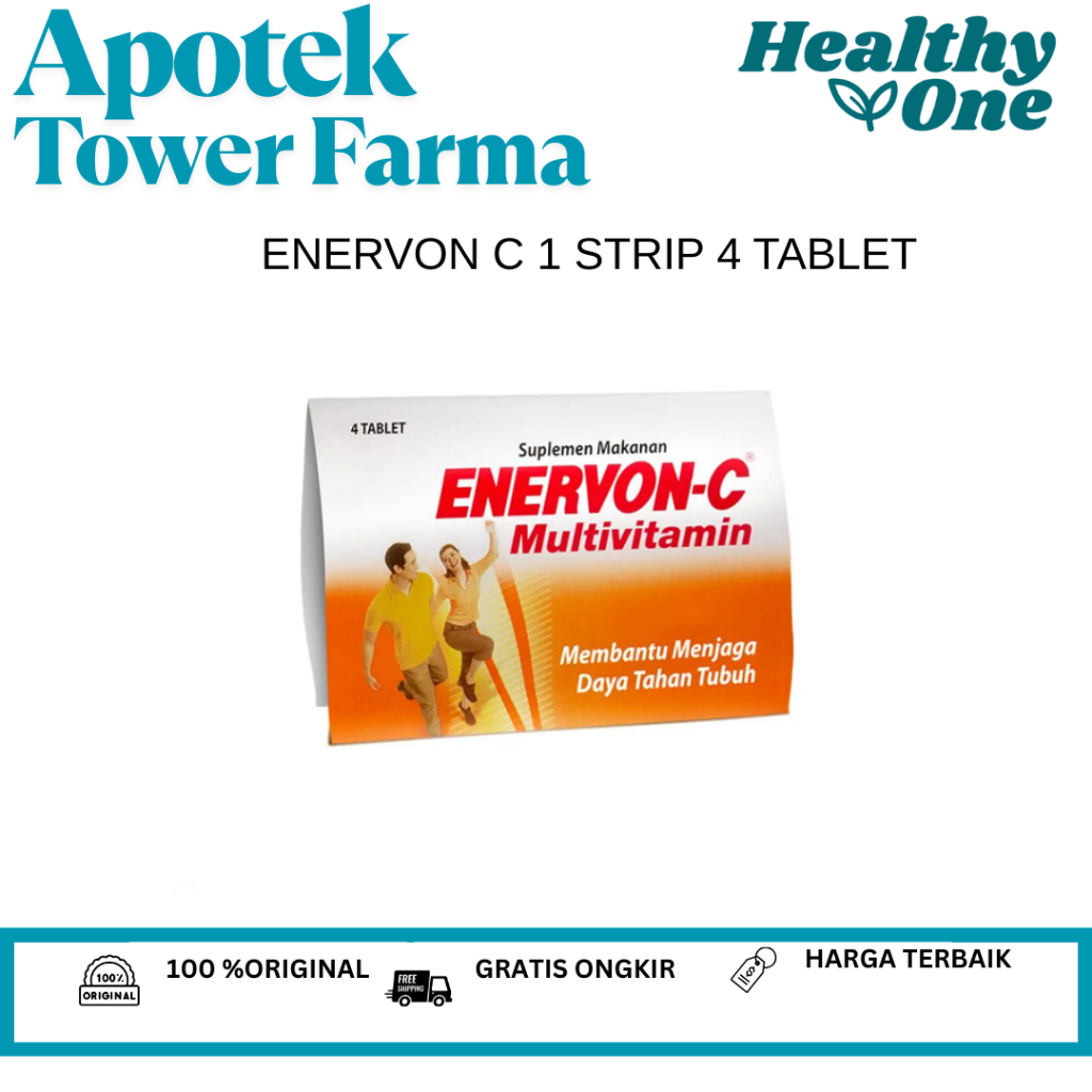 Jual ENERVON C 1 STRIP 4 TABLET | Shopee Indonesia