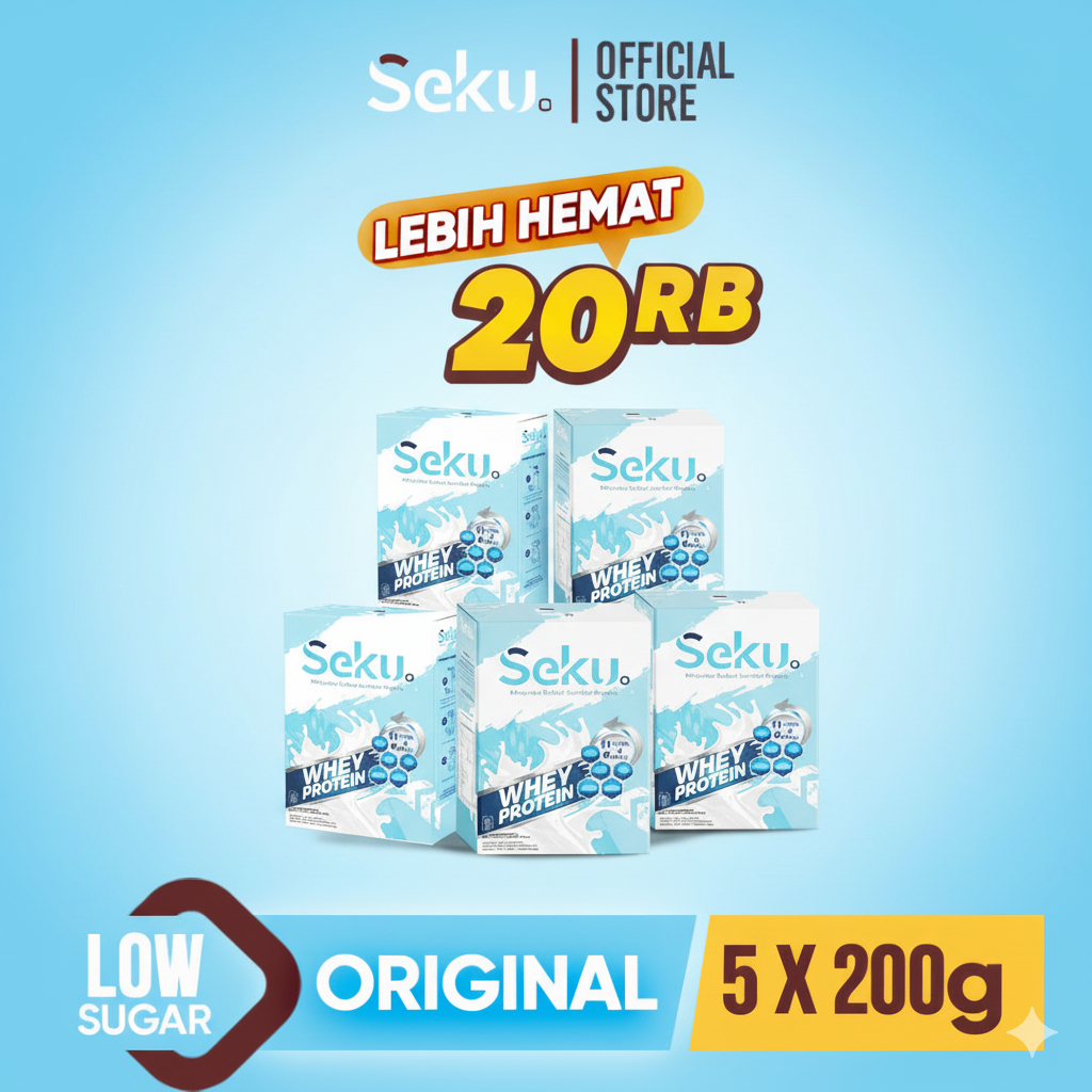 Jual SEKU - Paket Hemat 5 Box (SEKU Low Sugar Stevia Rasa Coklat ...