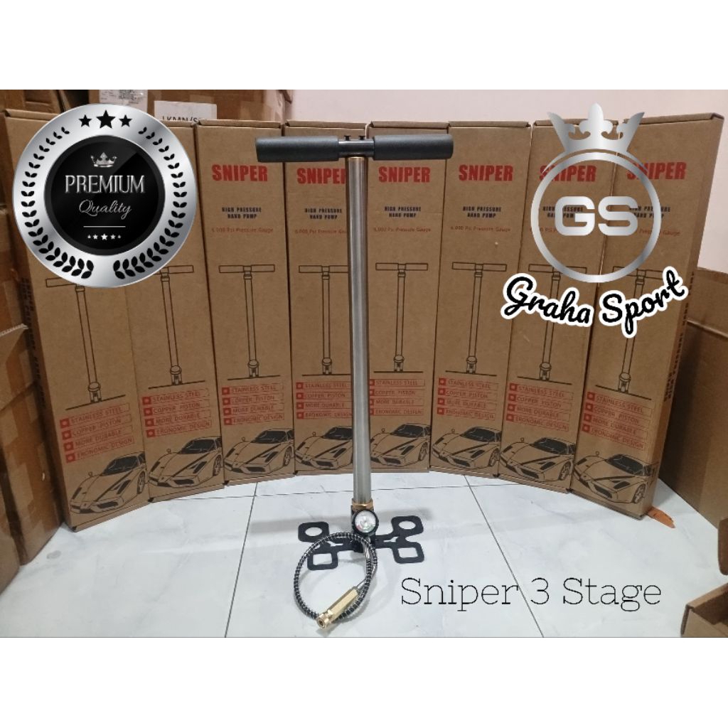 Jual Pompa Pcp Sniper 3 Stage, Pompa Pcp Lipat Murah, Pompa Pcp Sniper ...