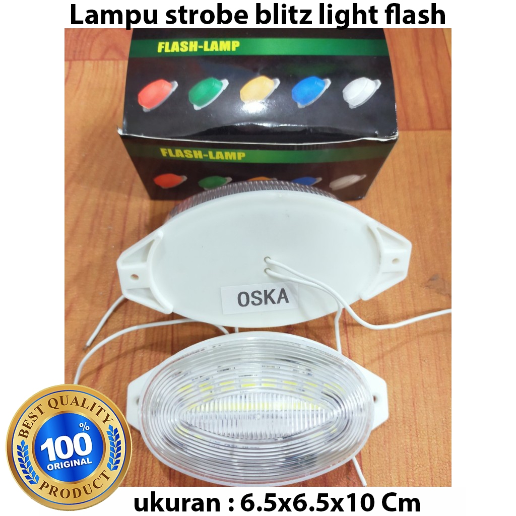 Jual Lampu strobe blitz light flash lamp lampu blits strobo kedap kedip ...