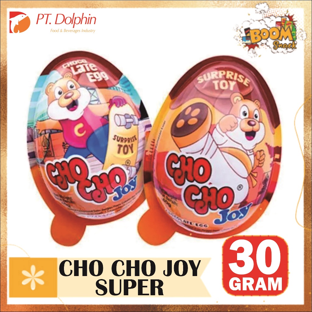 Jual Cho Cho Joy Egg Surprise Chocolate Jumbo 30gr with Toy | Shopee ...
