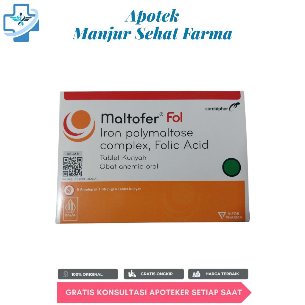 Jual Maltofer Fol tablet perbox untuk penambah darah | Shopee Indonesia
