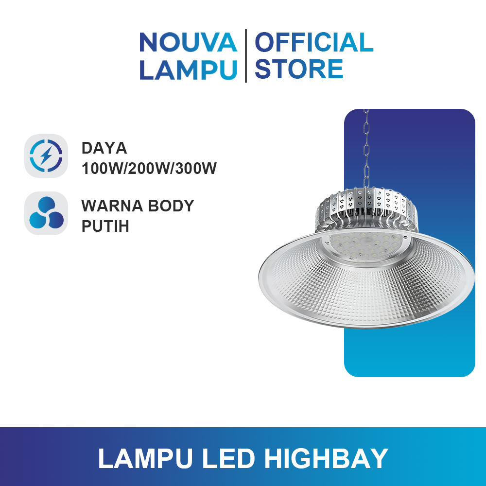 Jual Lampu Highbay LED Industri 100W 200W 300W - Penerangan Gudang ...