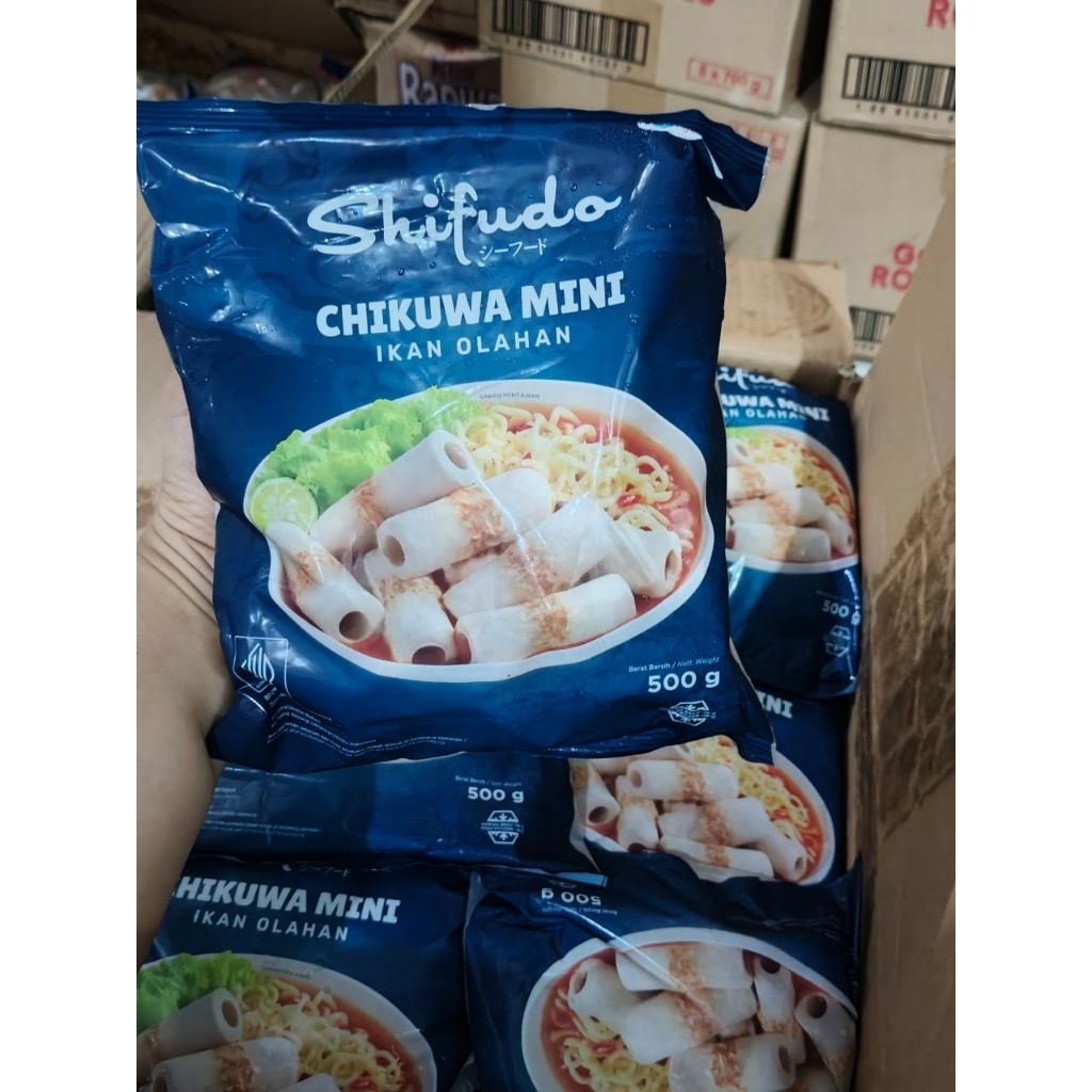 Jual Shifudo Chikuwa Mini Ikan Olahan || Frozen Food Instant | Shopee ...