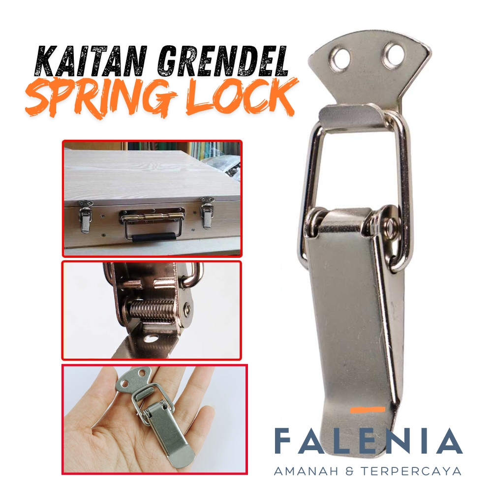 Jual Spring Lock Kancing Kunci Spring Kunci Pengait Box Kaitan Peti ...