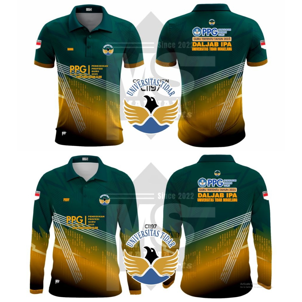Jual Kaos Jersey Seragam PPG DALJAB IPA UNTIDAR MAGELANG, Kerah Polo ...