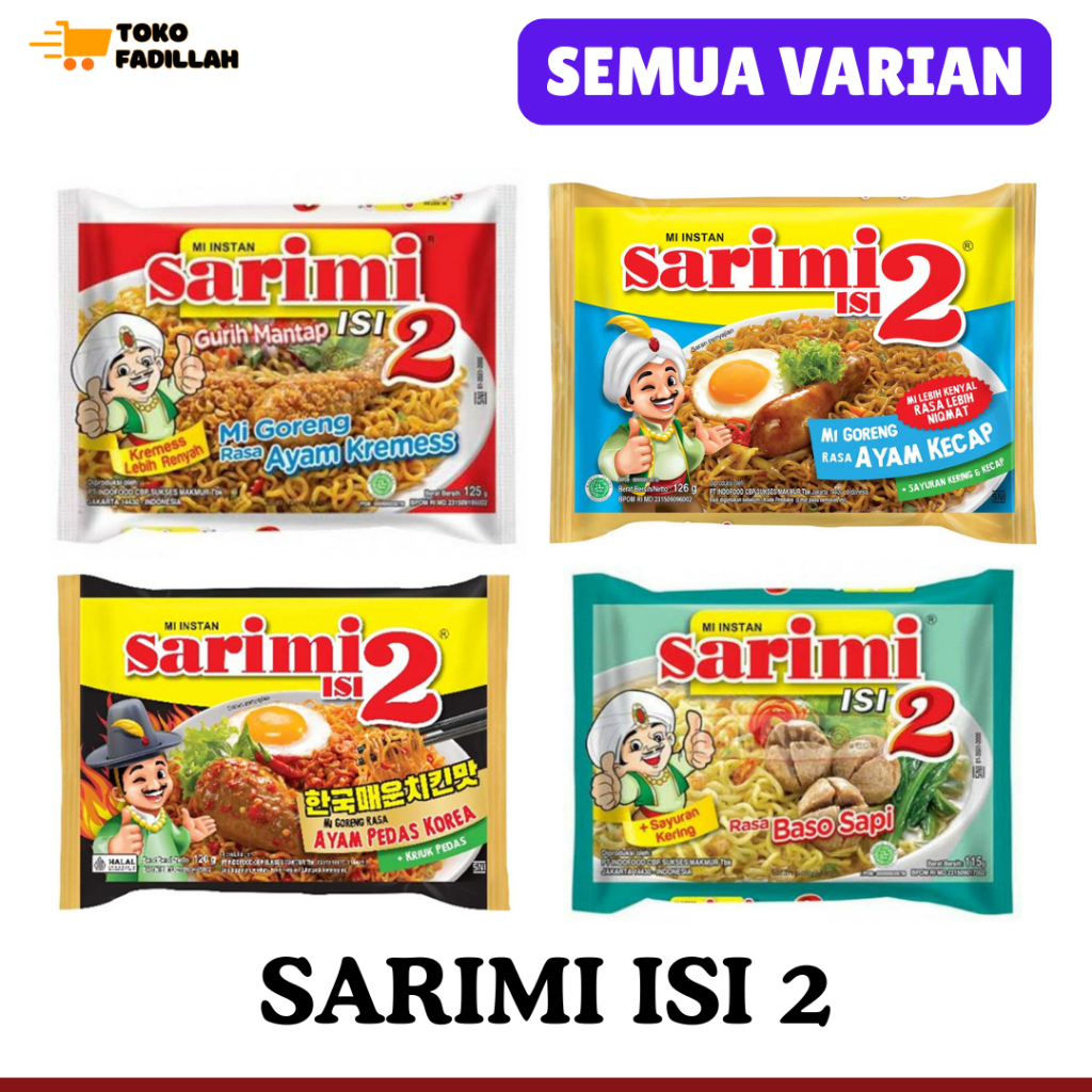 Jual SARIMI ISI 2 Mie Instan - Semua Varian | Shopee Indonesia