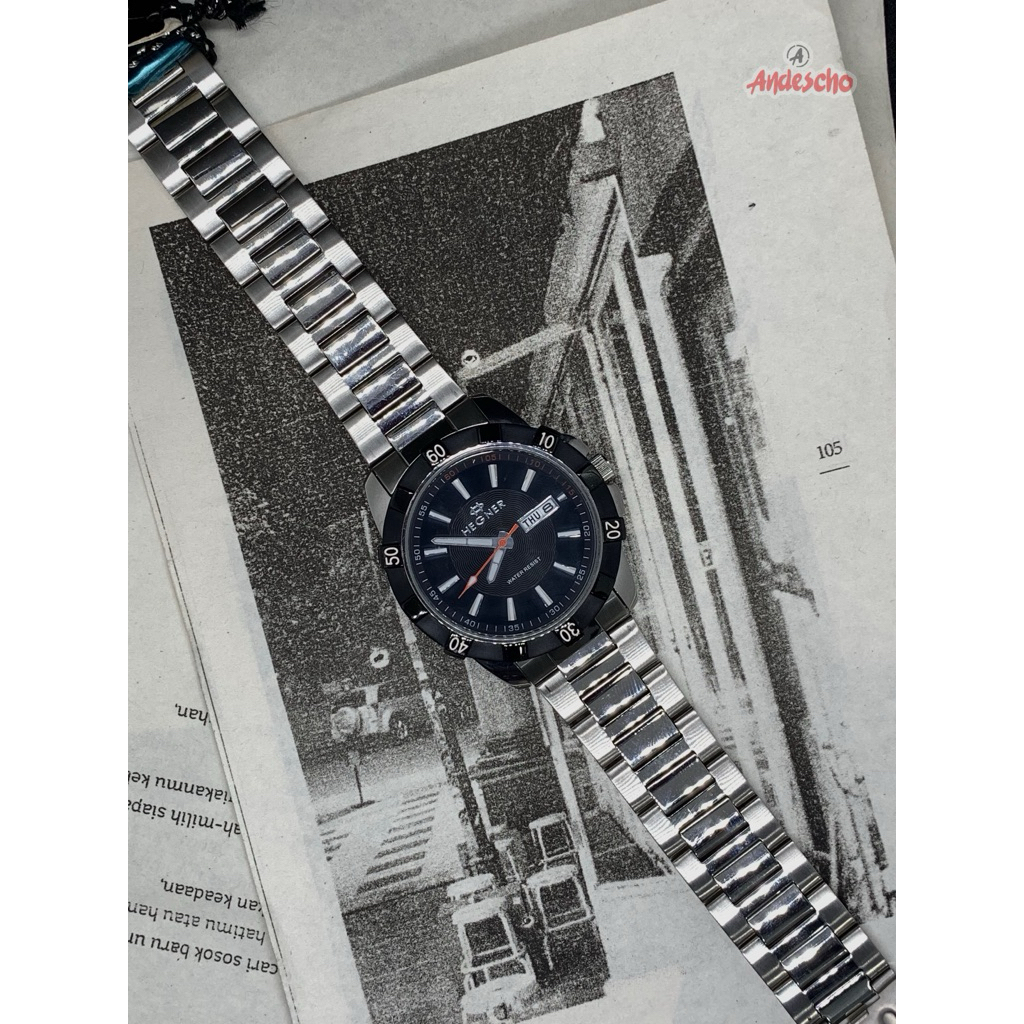 Jual JAM TANGAN PRIA HEGNER 1203MB ORIGINAL GARANSI 1 TAHUN | Shopee ...