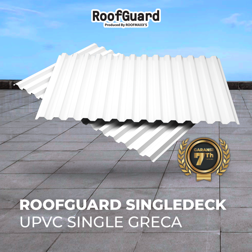 Jual Supplier Atap uPVC Single Layer Greca Roofguard Produced by ...