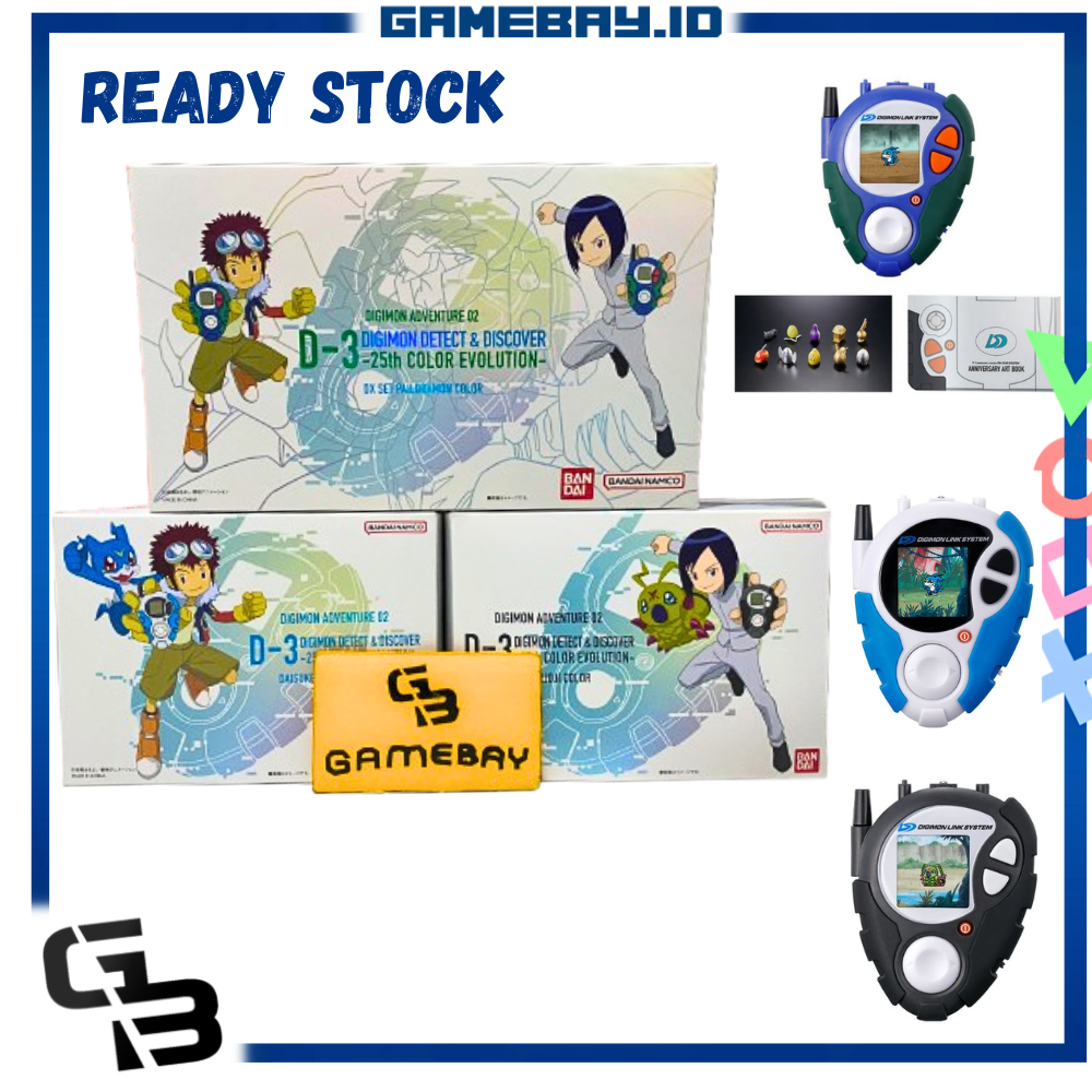 Jual BANDAI TOY Digimon D-3 Detect & Discover 25th Color Evolution ...