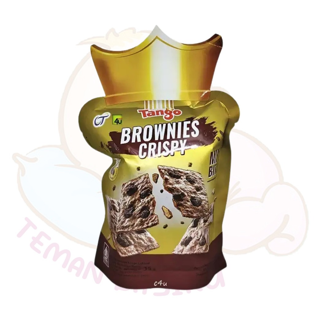 Jual Tango Brownies Crispy Pouch 35gr Kukis Brownis Krispi Bronis ...