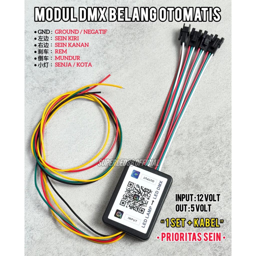 Jual Modul DMX Belang Pcb Modul Alis Smartled Untuk Led WS2812B Kontrol ...