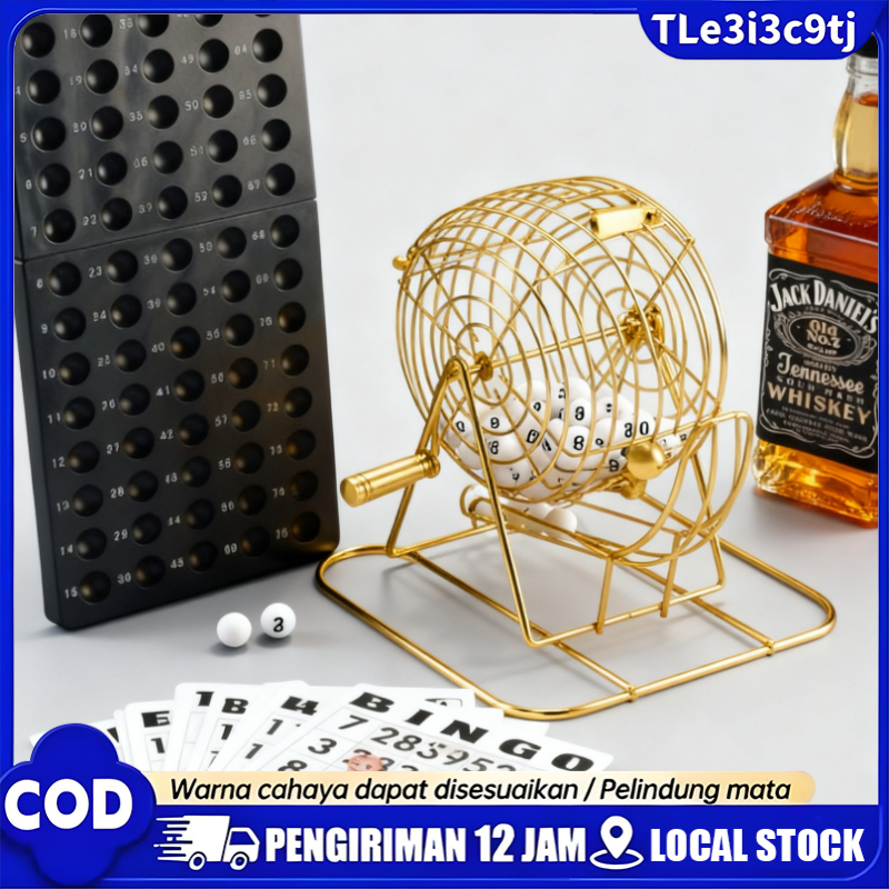 Jual Bingo Set dengan Keranjang Puta/Bingo Party Game Set | Shopee ...
