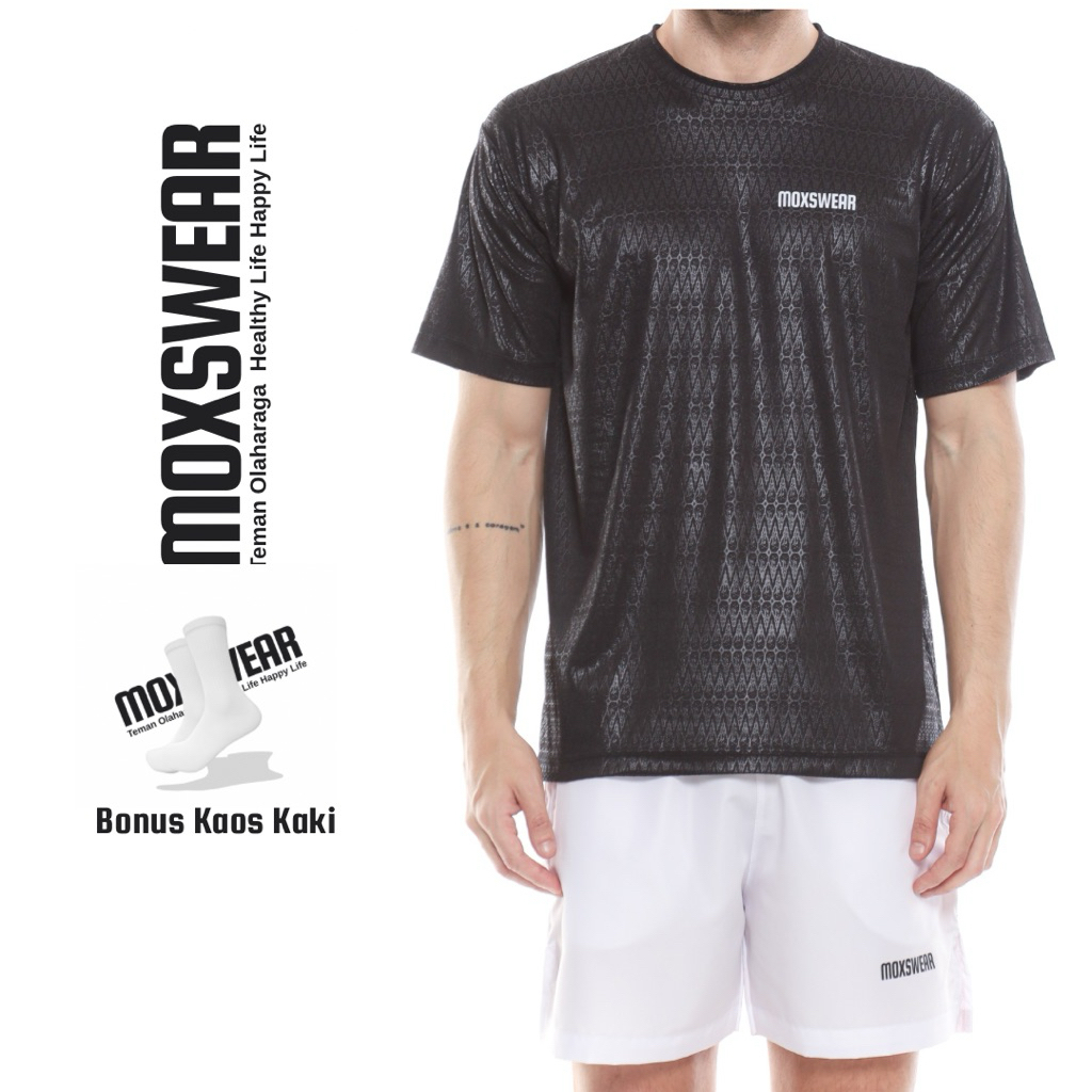 Jual Moxswear Jersey Running Kalcer Dry-Fit Embos | Shopee Indonesia