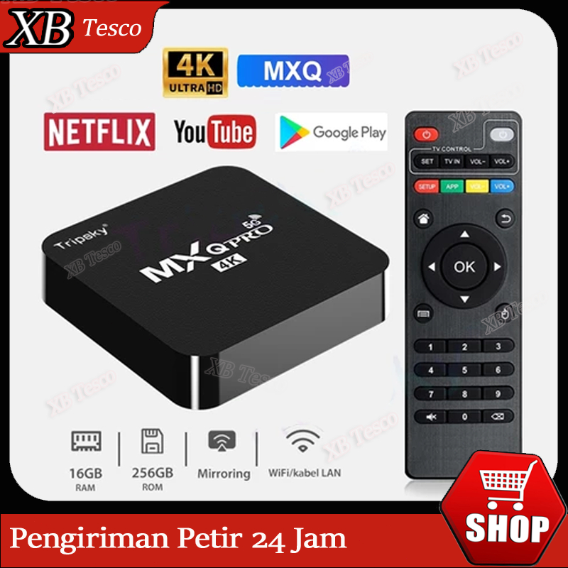 Jual MXO Pro 4K Android Tv Box 5G 8gb+256gb Ram New Chipset OS Smart ...