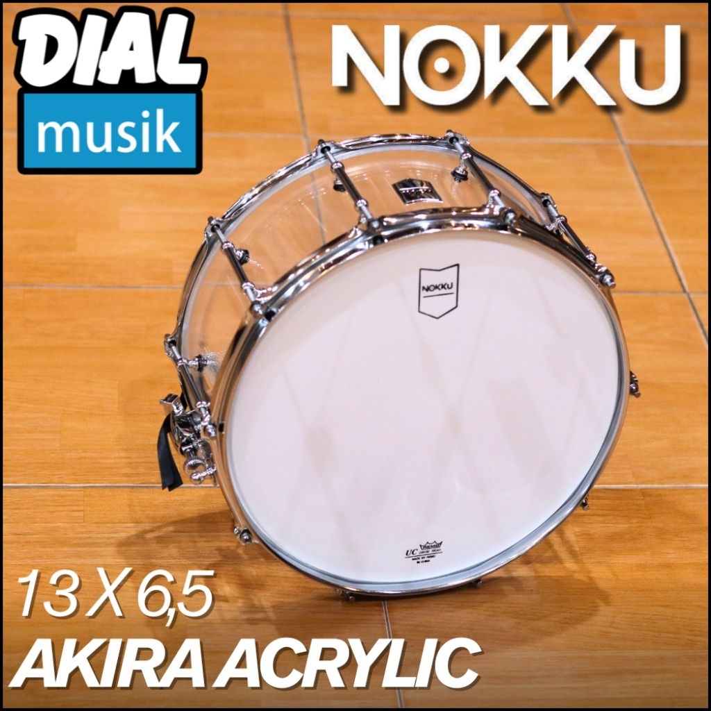 Jual Nokku Akira Acrylic 13 x 6,5 Snare Drum - Snare Drum Nokku ...