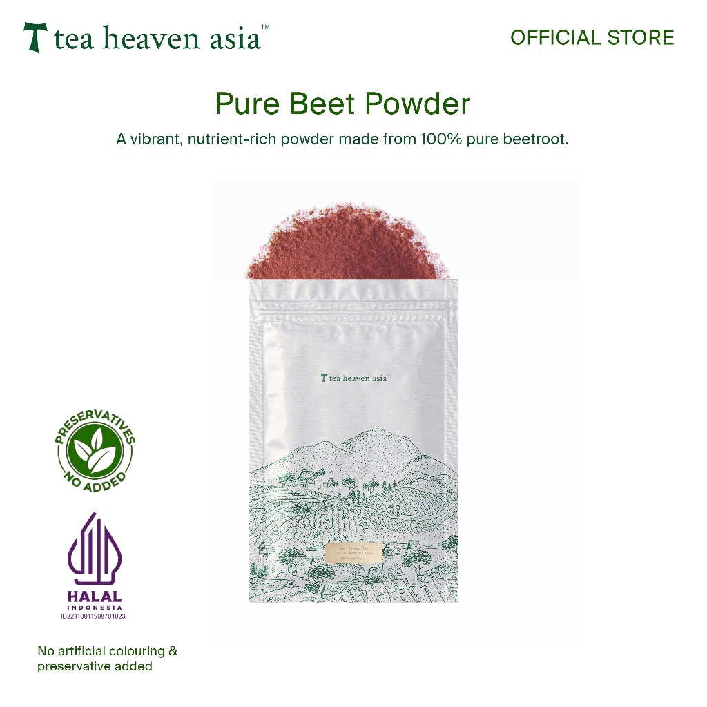 Jual Tea Heaven Pure Beet Powder 100gr | Shopee Indonesia