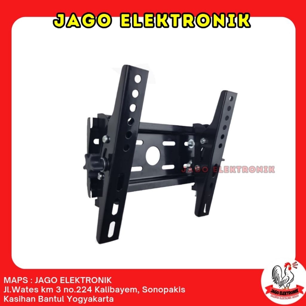 Jual Bracket TV Universal Bracket TV Tembok Ukuran 10-42inch | Shopee ...