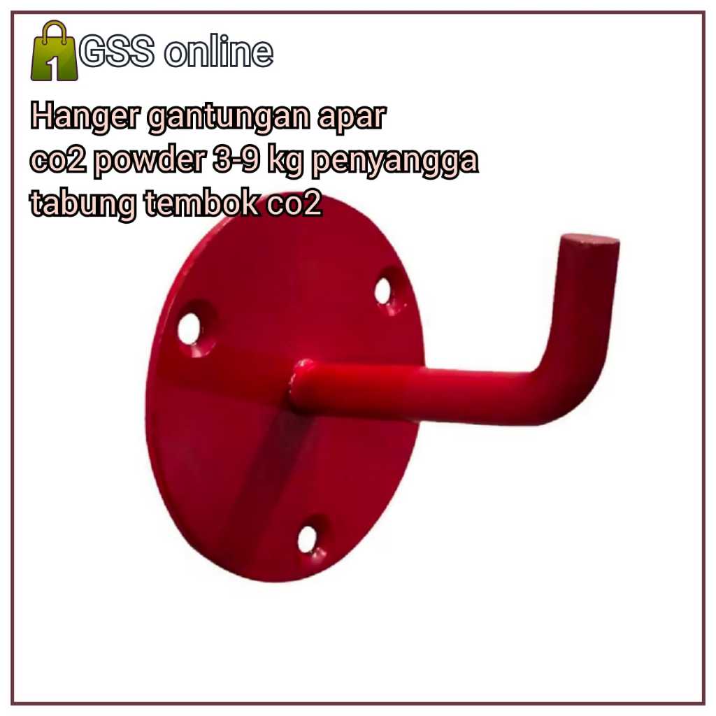 Jual Gantungan APAR Powder & CO2 - Wall Bracket APAR 2 - 9 Kg | Shopee ...
