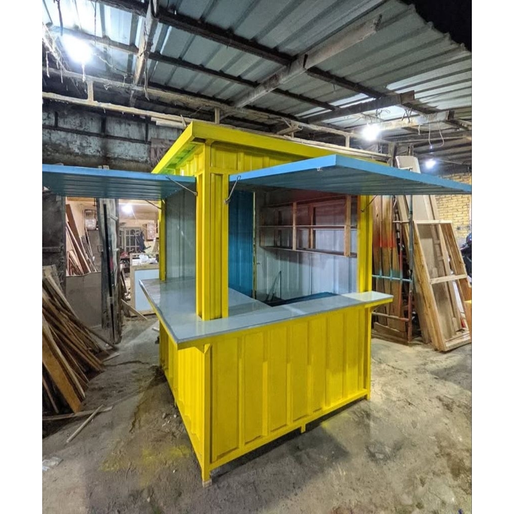 Jual Booth Container Custom / Gerobak Kontainer Jualan Kekinian / Kios ...