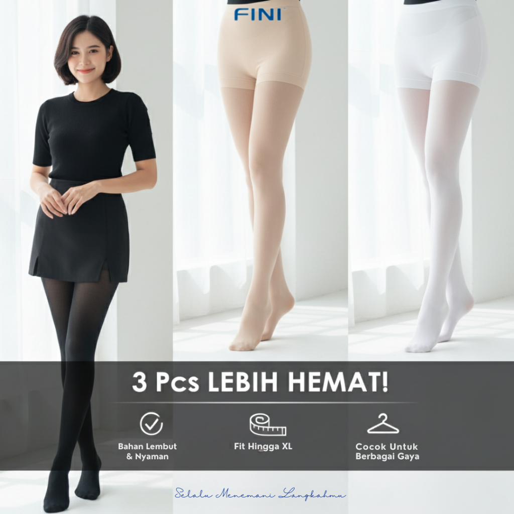 Jual Legging Pantyhose Stocking Wanita Paket 3 Pcs Celana Thermal Tebal ...