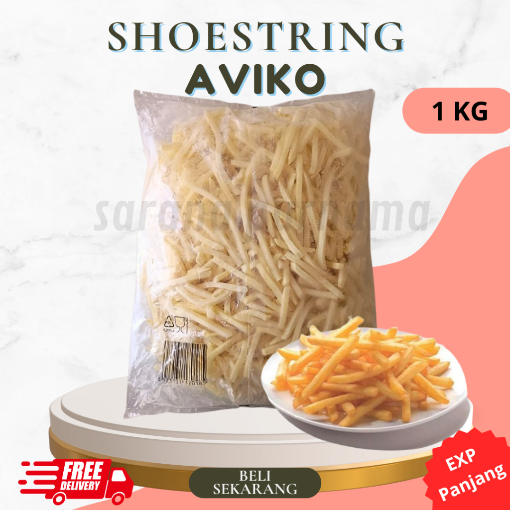 Jual AVIKO Shoestring 7mm Grade A / Kentang Goreng Beku / French Fries ...