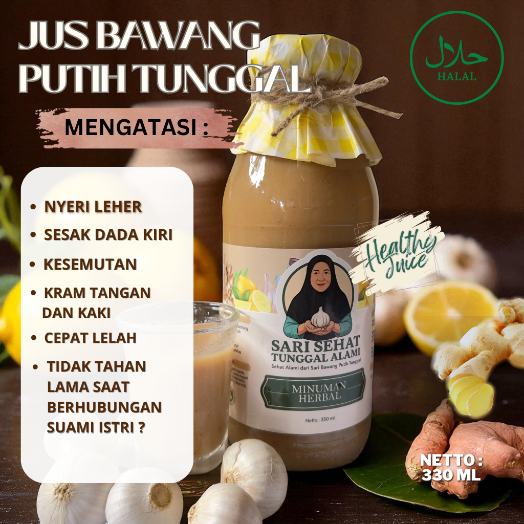 Jual Jus Bawang Putih Tunggal 330ml by Sari Sehat Tunggal Alami Jahe ...
