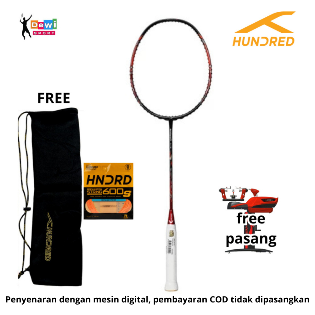 Jual Raket Badminton HUNDRED SHADOW LITE /MEGA FORCE | Shopee Indonesia