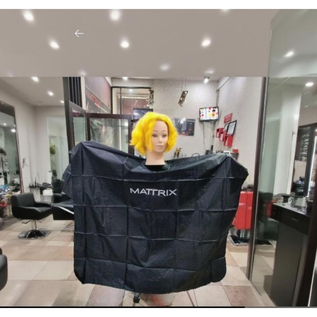 Jual Matrix Premium Thick Barber Cape/kain pangkas salon profesional ...