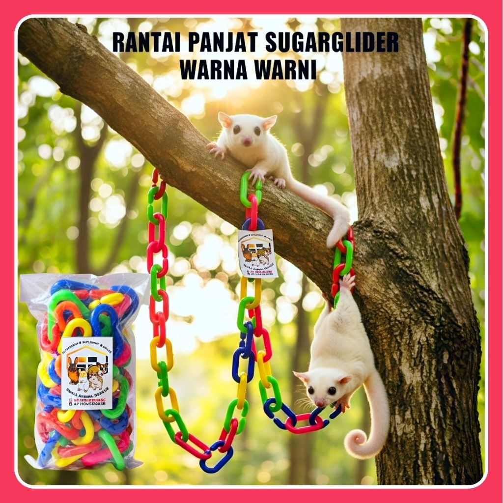 Jual RANTAI PLASTIK MAINAN PANJATAN SUGARGLIDER - CLIMBING CHAIN ...
