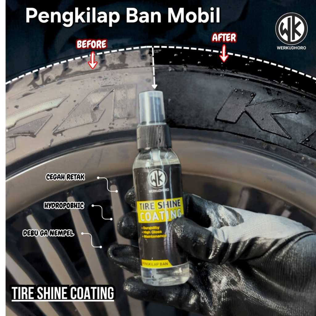 Jual Semir Ban / Pengkilap Ban Tire Shine Coating / Penghitam Ban ...