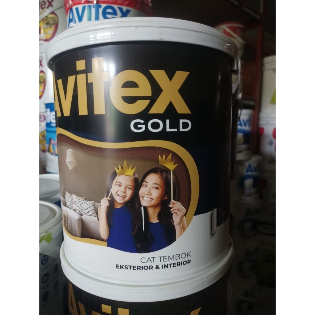 Jual Cat Tembok Eksterior dan Interior Avitex Gold 5 Kg | Shopee Indonesia
