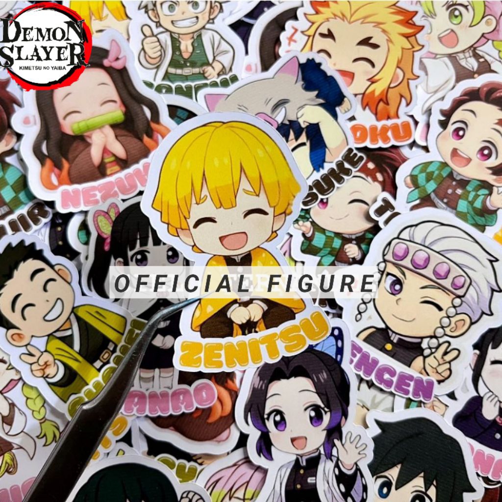 Jual Kimetsu no Yaiba 50pcs LENGKAP Stiker Demon Slayer CHIBI Sticker ...