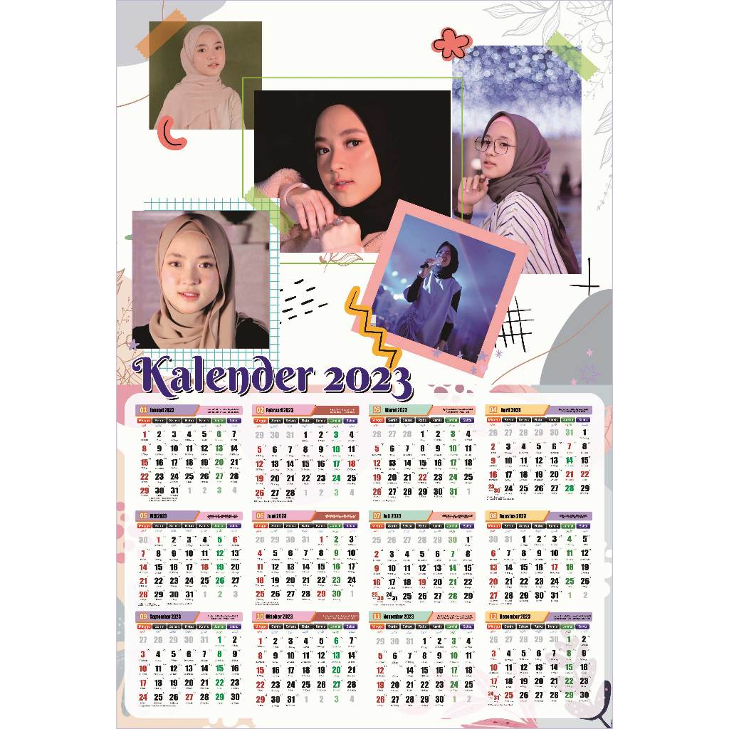 Jual Cetak KALNDER 2026 A3+ ap210 Murah ,Kalender Dinding, | Shopee ...