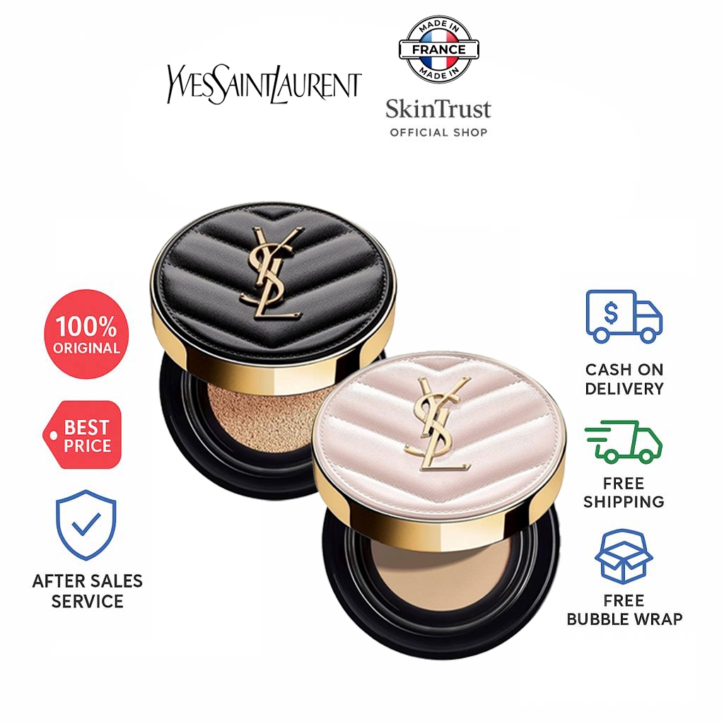 Jual Ysl New Luminous Matte Cushion Reno Full Size Hitam Ysl New ...