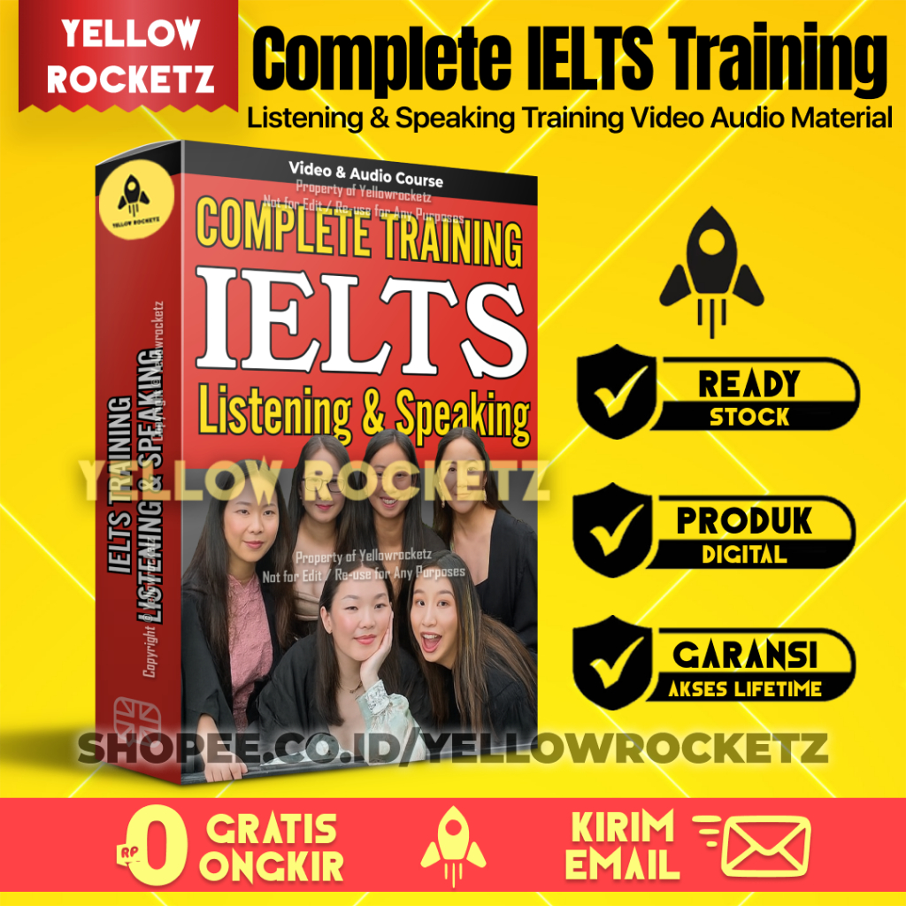 Jual COMPLETE IELTS TRAINING - Materi LISTENING & SPEAKING Pesiapan Tes ...