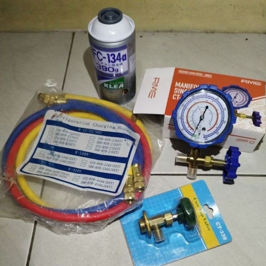 Jual PAKET HEMAT ISI / TAMBAH PREON R134 KLEA KULKAS DAN AC MOBIL ...