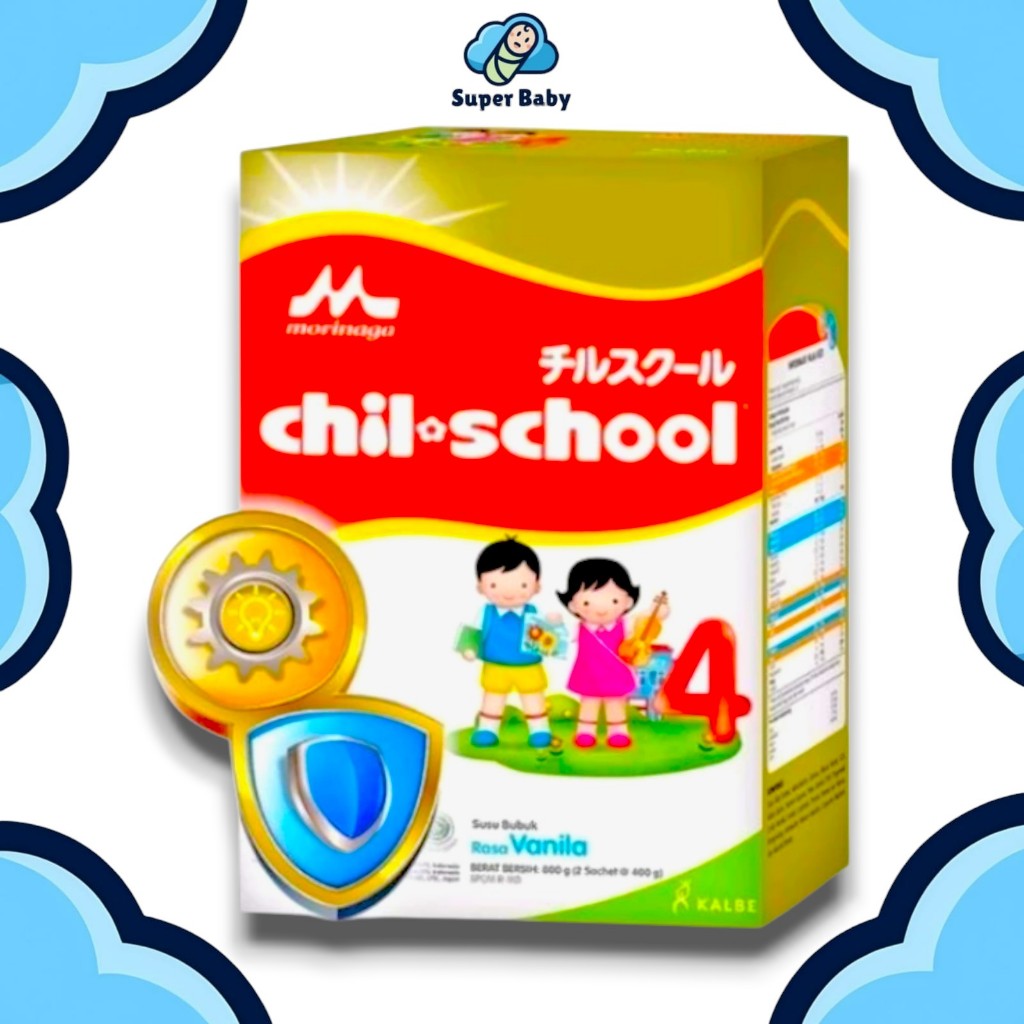 Jual SUSU ANAK MORINAGA CHIL SCHOOL 4 GOLD USIA 3-12 TAHUN RASA VANILA ...