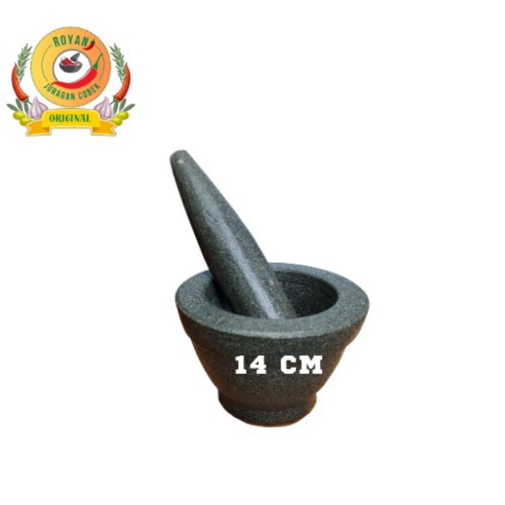 Jual LUMPANG BATU ASLI FREE TUMBUK BATU UKURAN 14 CM BATU ASLI ALAM ...