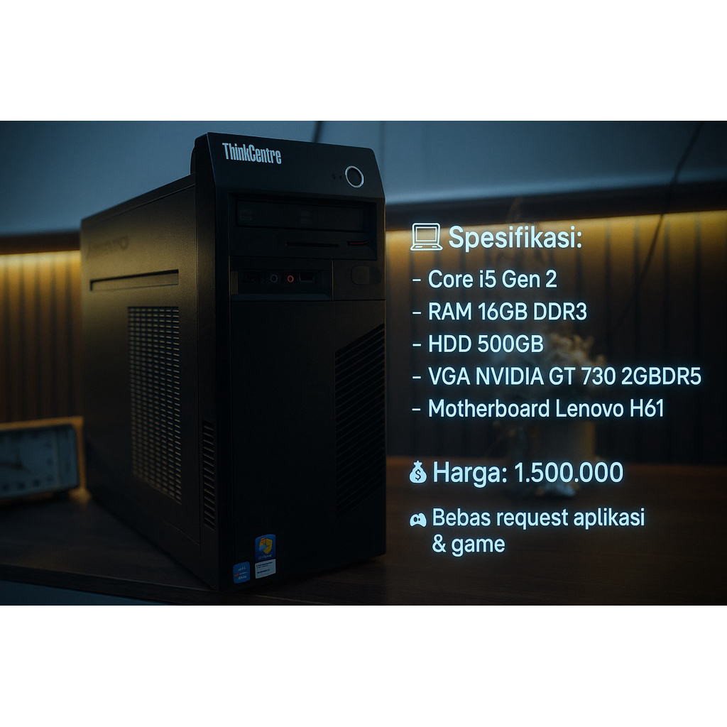 Jual PC Fullset Core I5 gen 2 Ram 16GB | Shopee Indonesia