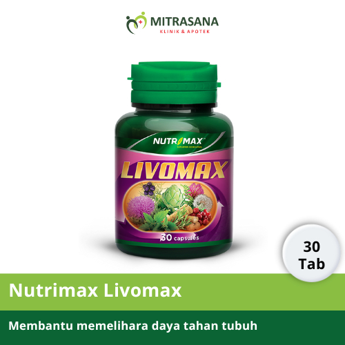 Jual Nutrimax Livomax 30 Tablet - Membantu Memelihara Kesehatan ...
