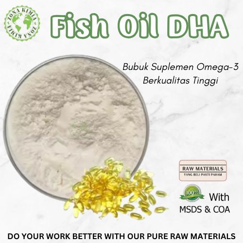 Jual Fish Oil DHA Powder – High-Purity Omega-3 Source (Food/Supplement ...