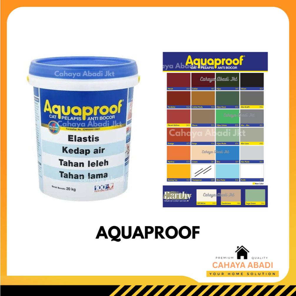Jual WATERPROOFING AQUAPROOF 4KG | Shopee Indonesia