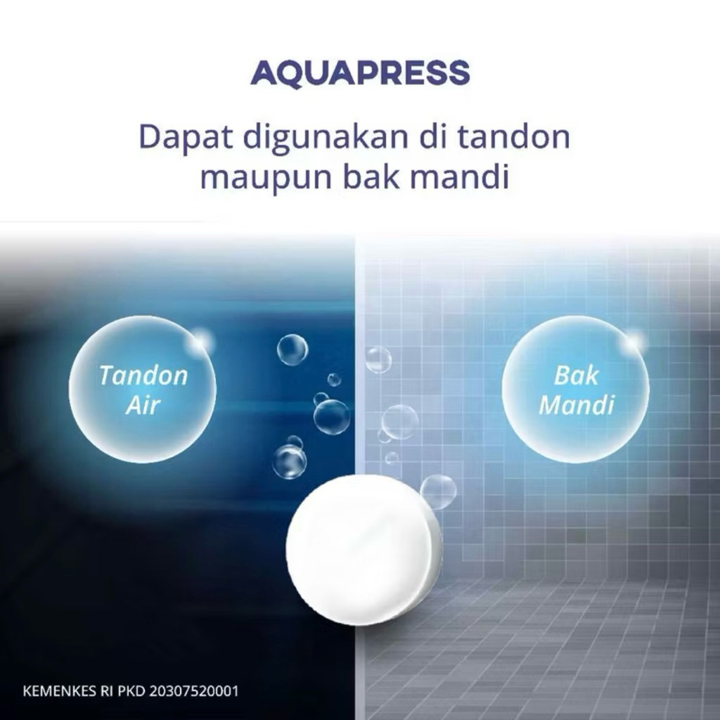 Jual TWINPACK Aquapress Tablet Pembersih Air / Disinfeksi Air ...
