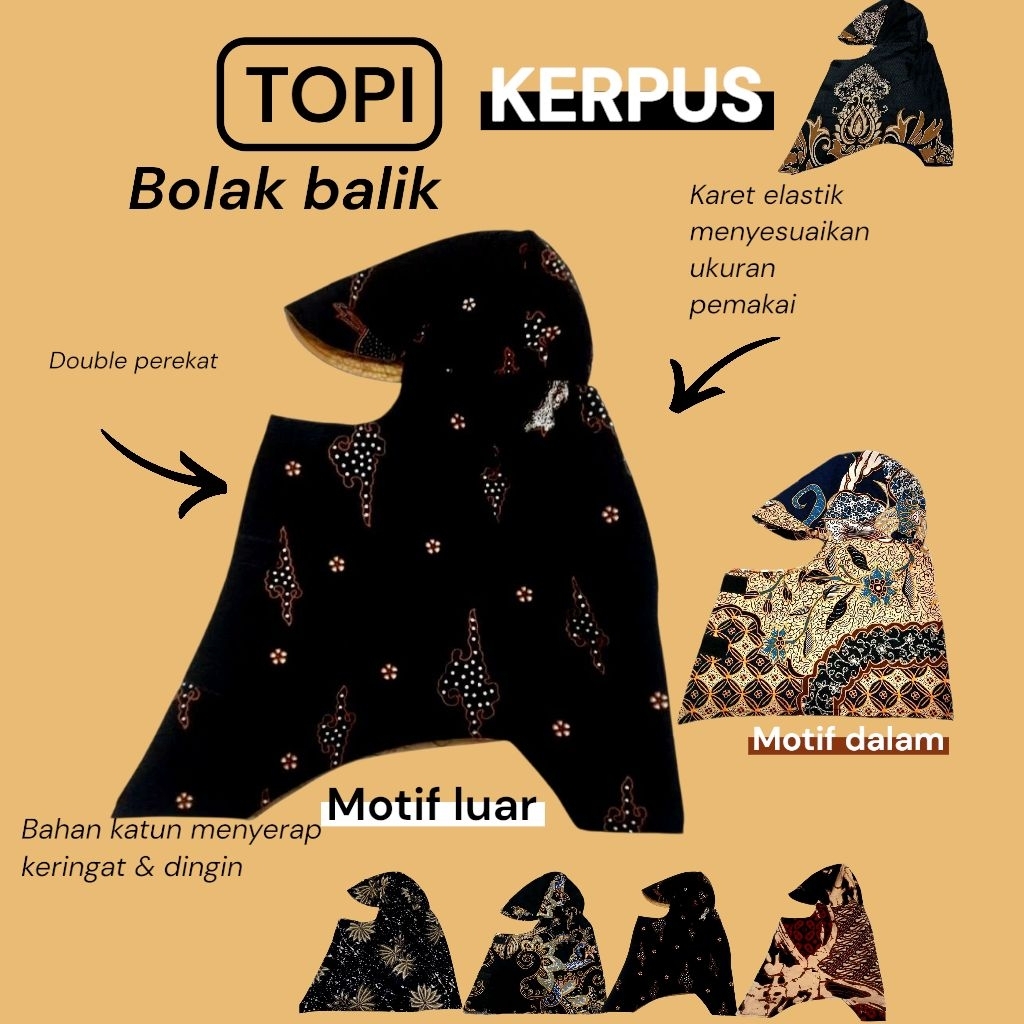 Jual Topi kerpus,topi kerpus proyek, topi kerpus anti panas, topi ...