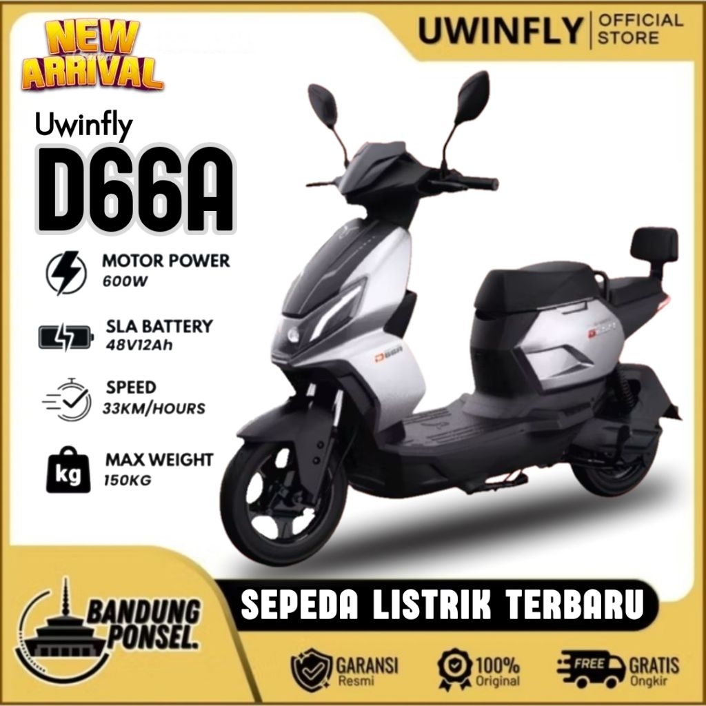 Jual Sepeda Listrik Uwinfly D66A dan D66B Terbaru Garansi Resmi Uwinfly ...