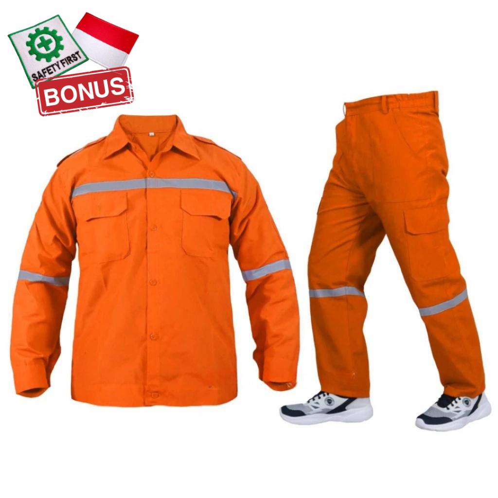 Jual Wearpack Safety Setelan baju &celana Katelpak Seragam Kerja ...