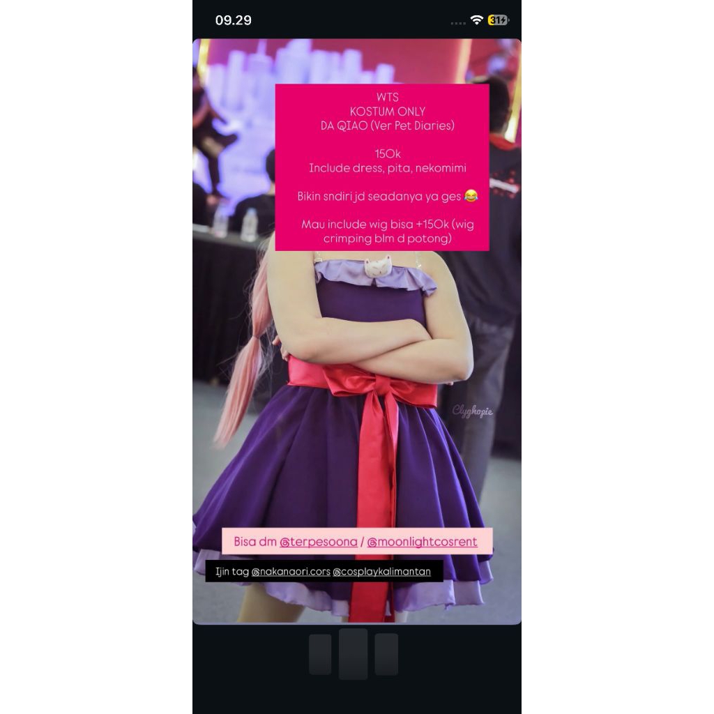 Jual HONOR OF KING KOSTUM ONLY DA QIAO SKIN | Shopee Indonesia