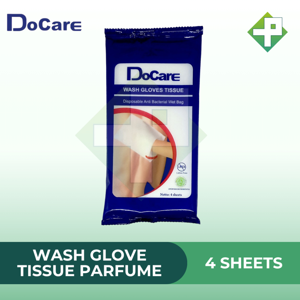 Jual DoCare Wash Glove Tissue 4'S / Tisu Waslap Parfume | Shopee Indonesia