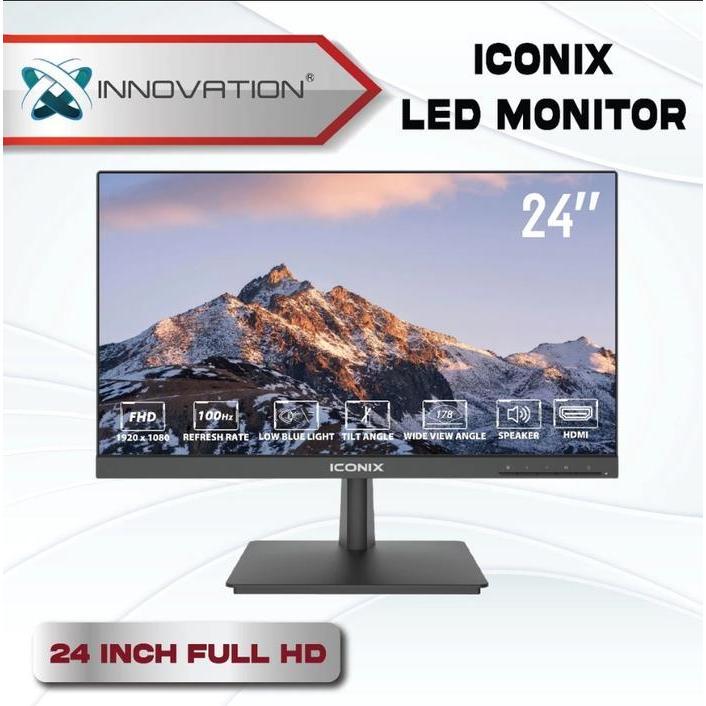 Jual Monitor LED ICONIX DH24 24 Inch | Gaming / Office Monitor | Full ...